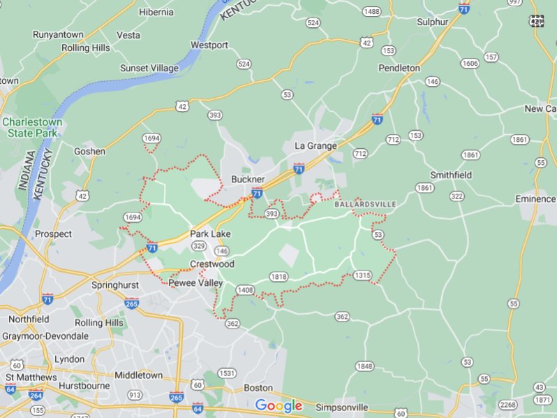 40014 Zip Code Area Map More 40014 Zip Code Area Map More