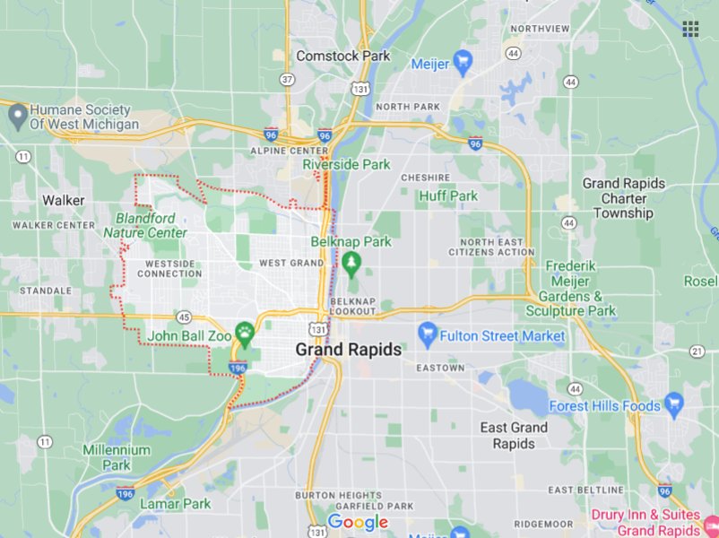 49504 Zip Code Area Map More 49504 Zip Code Area Map More
