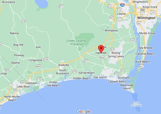 Where is Half Hell, North Carolina? see regional map & more