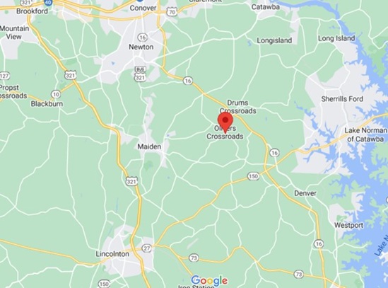 Where is Olivers Crossroads, North Carolina? see regional map & more