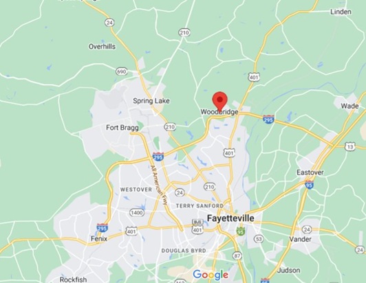 Where is Woodbridge (Cumberland Co), North Carolina? see regional map ...