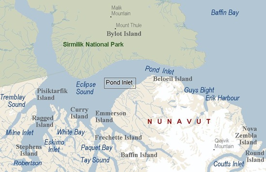 Where Is Pond Inlet Nunavut See Regional Map More