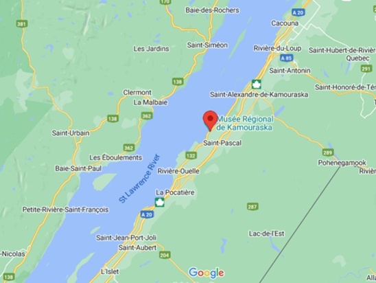 Where is Kamouraska, Quebec area map & More