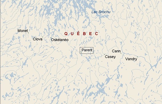 Where is Parent, Quebec? see area map & more