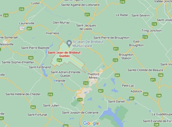 Where is St-Jean-de-Brebeuf, Quebec regional map & More