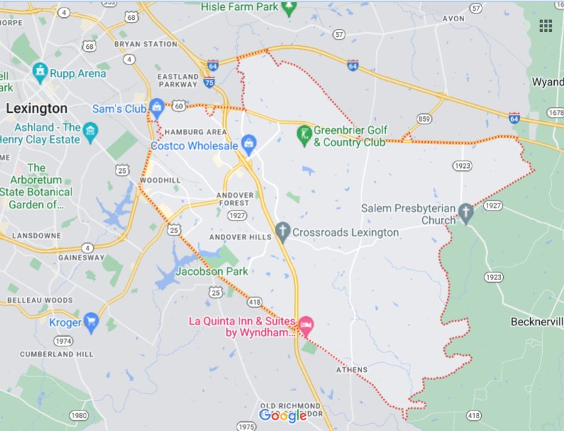 40509 Zip Code Area Map Details 40509 Zip Code Area Map Details