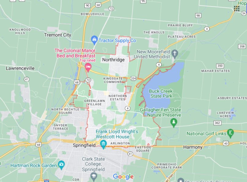 Where Is 45503 Zip Code Regional Map Details Where Is 45503 Zip Code Regional Map Details