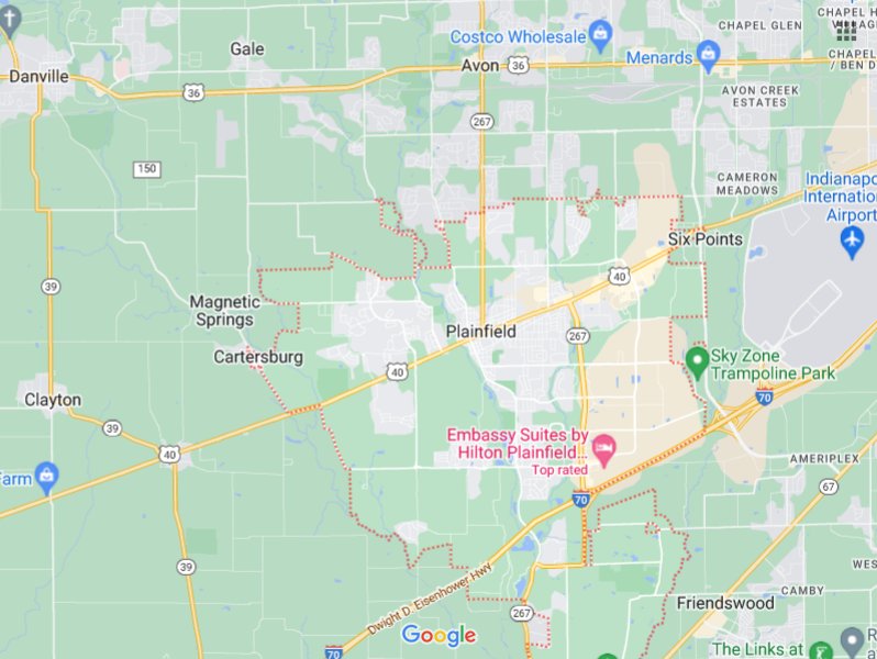 Where Is 46168 Zip Code Regional Map Details