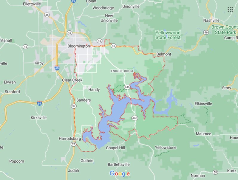 Where Is 47401 Zip Code Regional Map Details