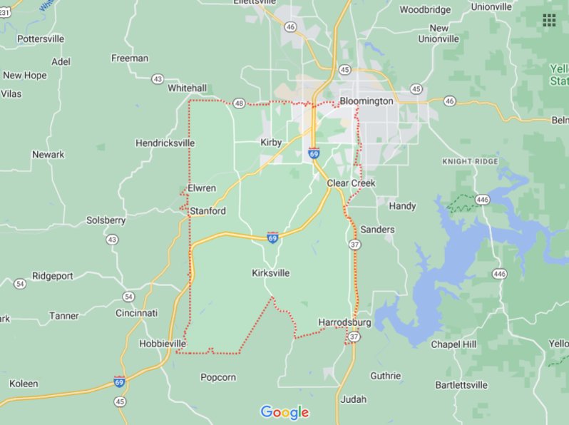 47403 Zip Code Area Map Details