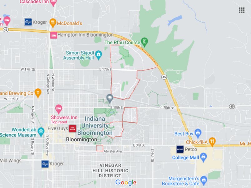 Where Is 47406 Zip Code Regional Map Details