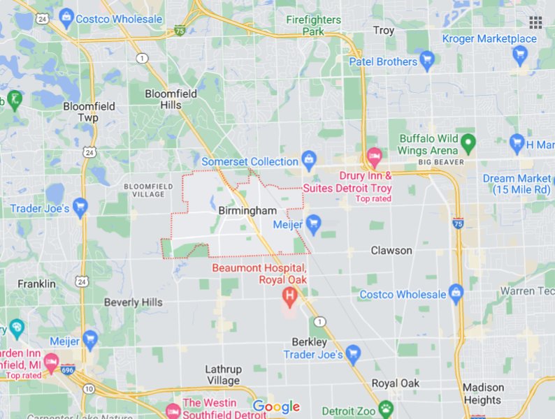 Where Is 48009 Zip Code Regional Map Details Where Is 48009 Zip Code Regional Map Details