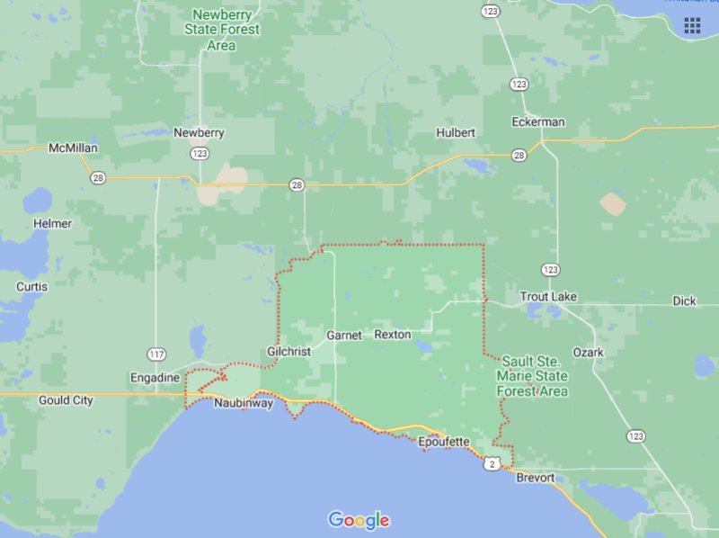 49762 Zip Code Area Map Details