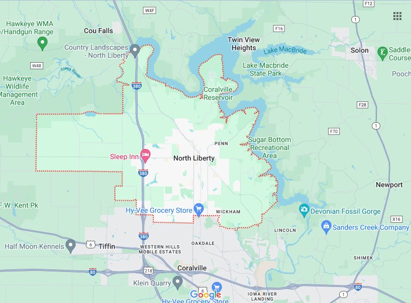 52317 Zip Code Area Map Details 52317 Zip Code Area Map Details