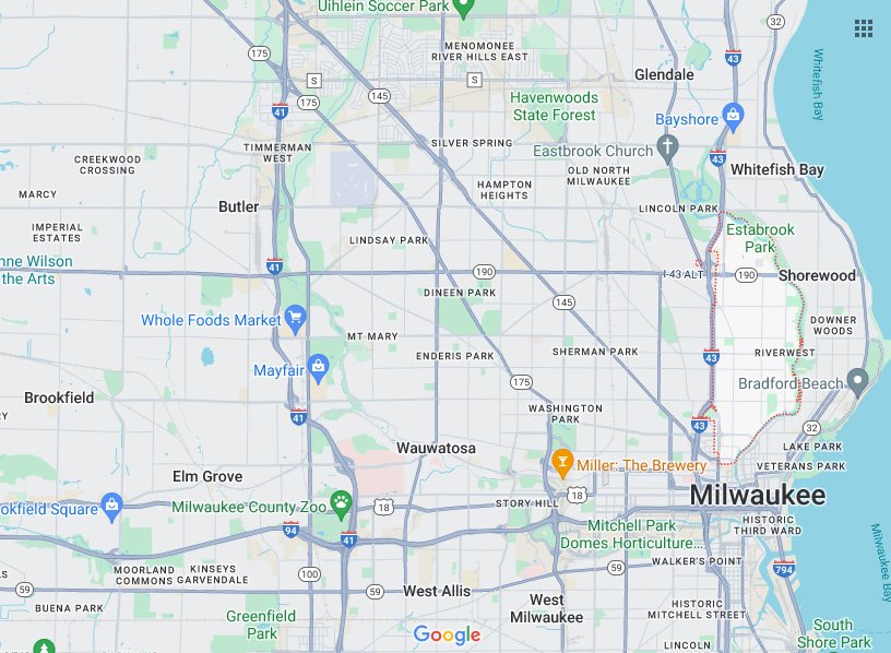 53212 Zip Code Area Map Details 53212 Zip Code Area Map Details